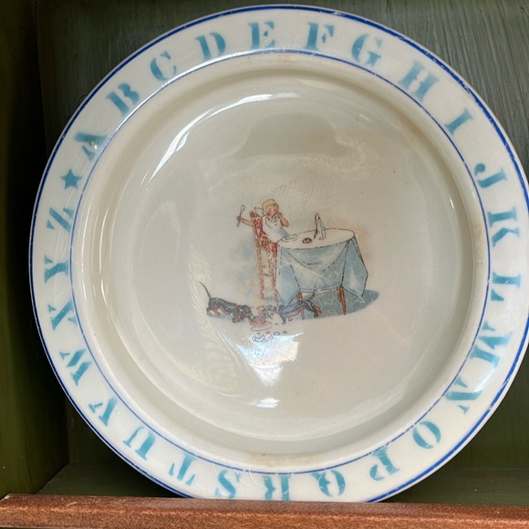 Antique | Other | Antique De Mcnicol East Liverpool Ohio Mother Hubbard ...